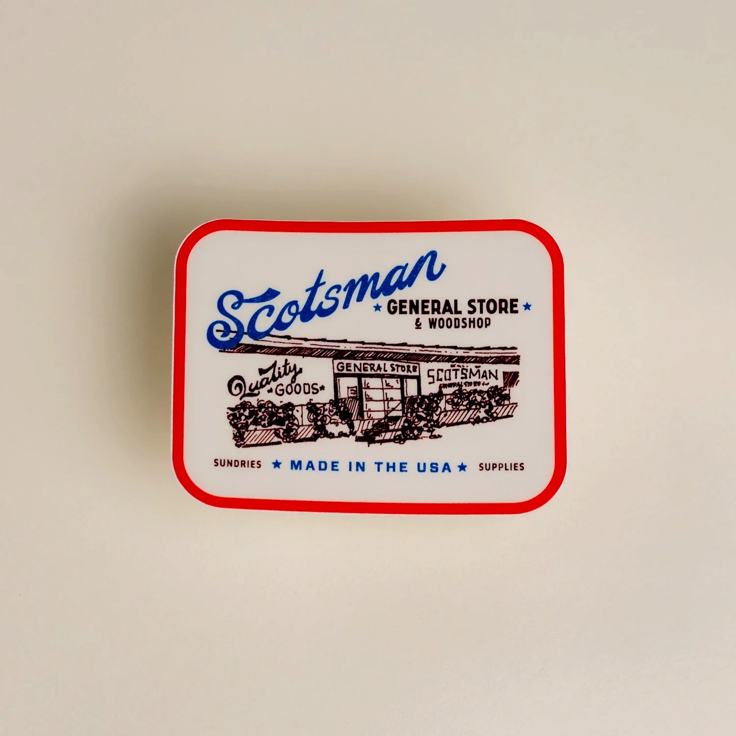 General Store Storefront Die Cut Decal – Scotsman USA